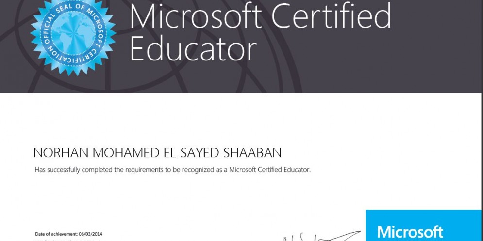 Microsoft Certified Educator MCE | Act Academy